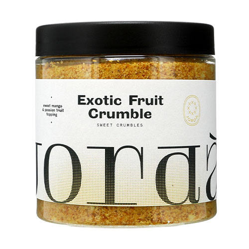 Crumble fruits exotiques - Sens Gourmet